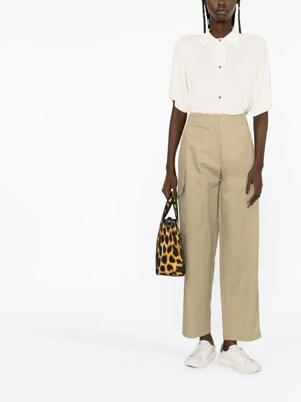 Studio Nicholson Side-patch Pocket Cropped Trousers