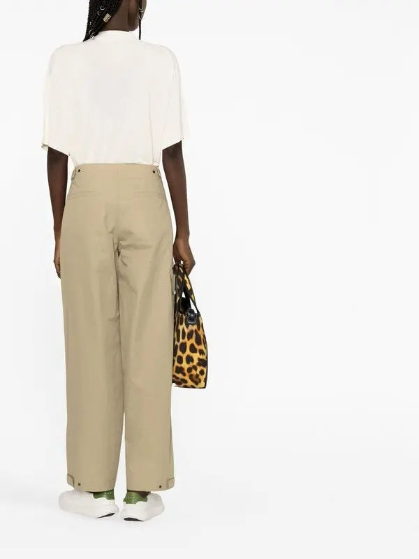 Studio Nicholson Side-patch Pocket Cropped Trousers