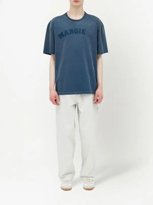 MAISON MARGIELA Logo-appliqué Jersey T-shirt