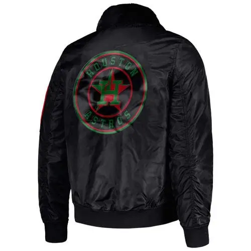 STARTER Houston Astros History Month Bomber Jacket X Ty Mopkins