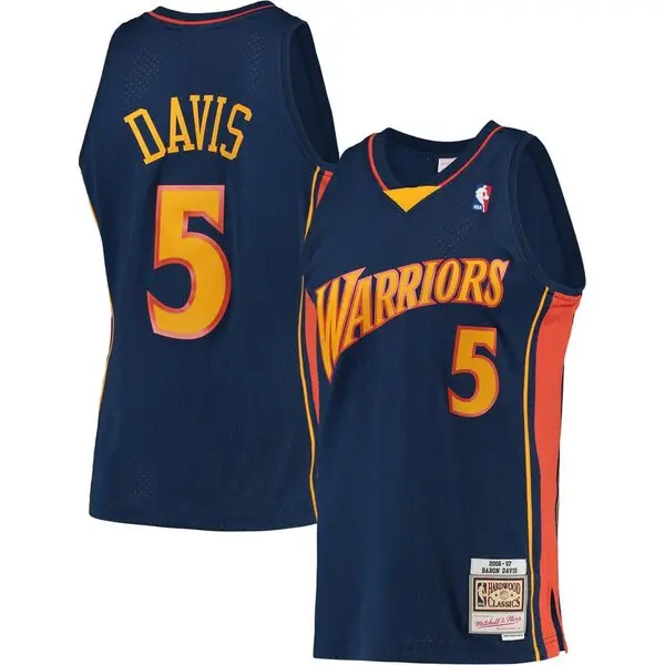 Mitchell & Ness Baron Davis Golden State Warriors 2006/07 Hardwood Classics Swingman Jersey