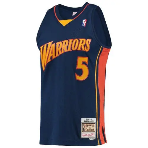 Mitchell & Ness Baron Davis Golden State Warriors 2006/07 Hardwood Classics Swingman Jersey