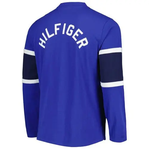 Tommy Hilfiger St. Louis Blues Walter Lace-up Long Sleeve Top