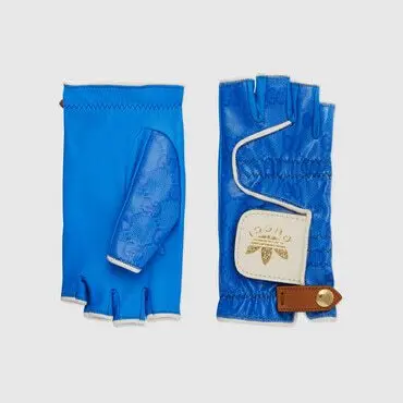 Gucci Adidas X Gg Gloves - Blue | Editorialist