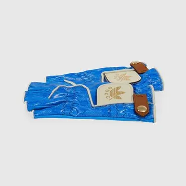 Gucci Adidas X Gg Gloves - Blue | Editorialist