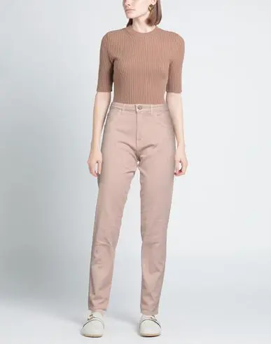 MANILA GRACE Twill Pants - Beige