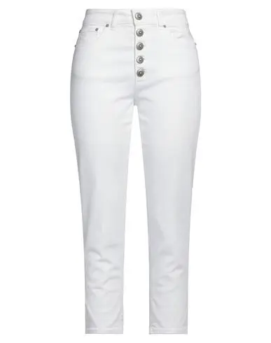 DONDUP Tapered High-waisted Pants - White