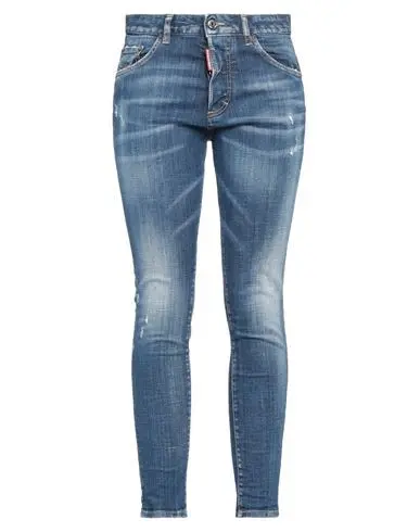 Dsquared2 Jeans In Cotton, Elastane, And Calfskin