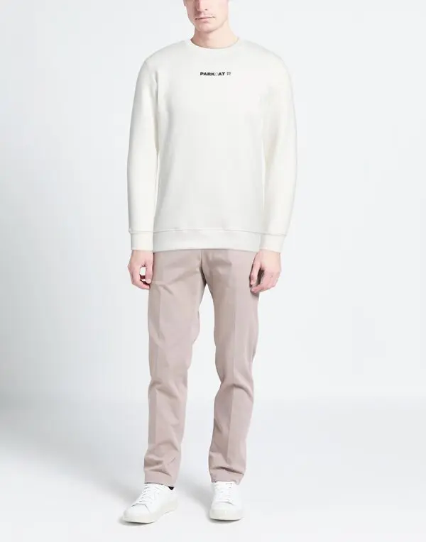PARKOAT Solid Color Fleece Sweatshirt