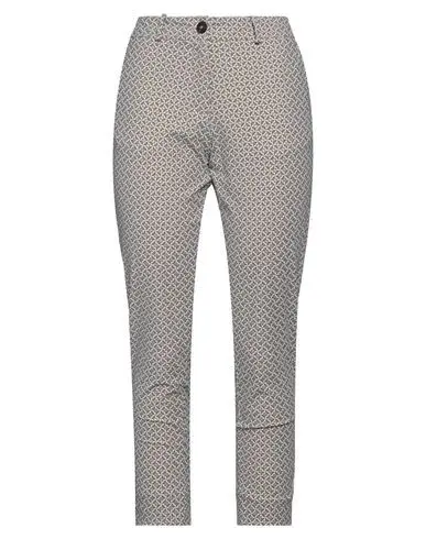RRD Flared Geometric Print Pants - Khaki