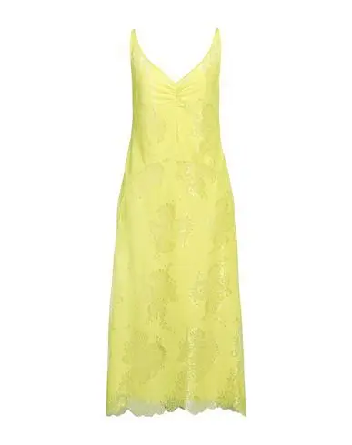 ANNA MOLINARI Polyester Midi Dress - Yellow