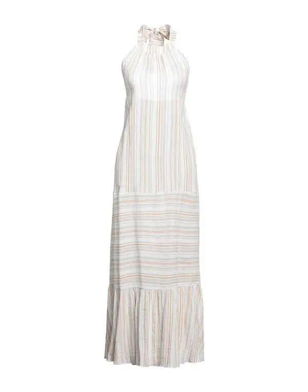 PEPITA Flared Striped Maxi Dress