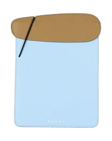 Marni Covers & Cases Cow Leather, Brass - Blue