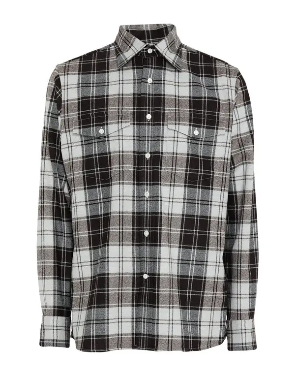 Dunhill Shirt Chocolate Size Cotton