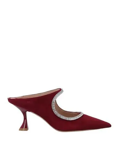 STUART WEITZMAN Leather Mules - Red