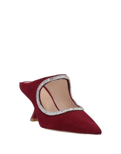 STUART WEITZMAN Leather Mules - Red