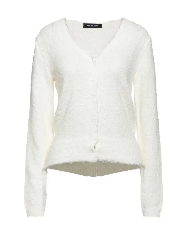 ODI ET AMO Knitted Cardigan - White