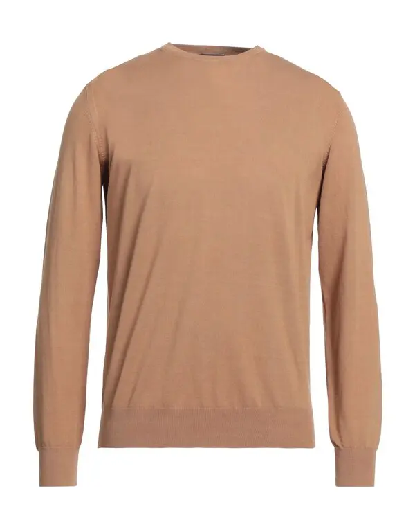 Rossopuro Cotton Knit Sweater - Beige