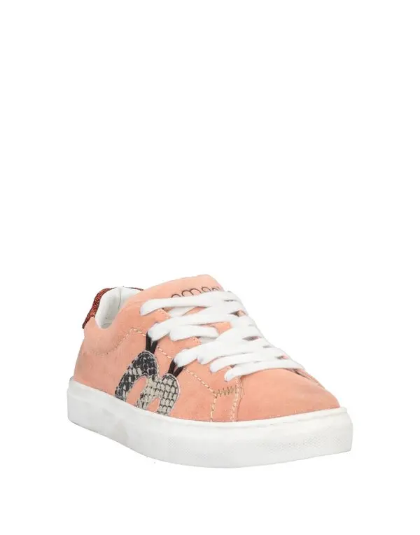 Momoni Leather Sneakers - Salmon Pink