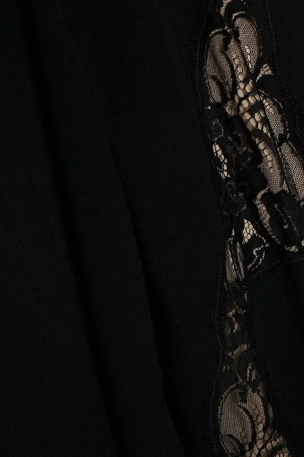 Stella McCartney Celeste Lace-paneled Crepe Dress
