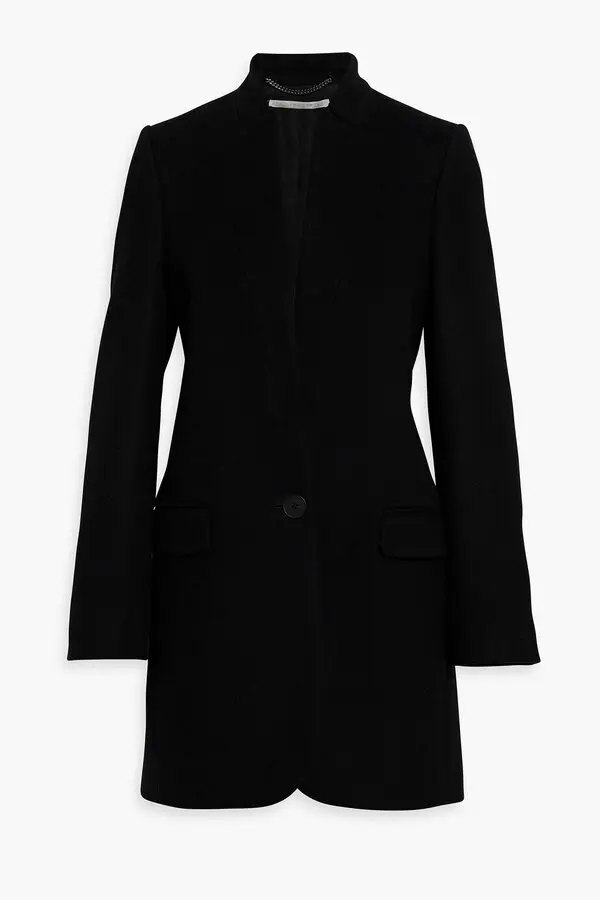 Stella McCartney Brushed Wool-blend Felt Coat