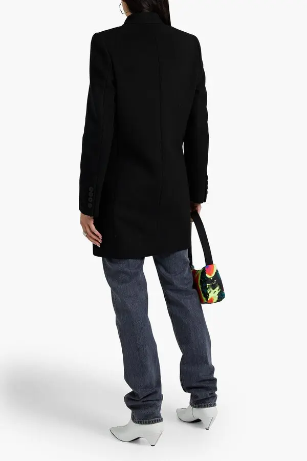 Stella McCartney Brushed Wool-blend Felt Coat