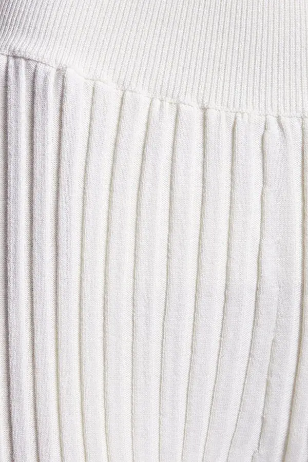 Stella McCartney Cropped Ribbed Woolblend Leggings