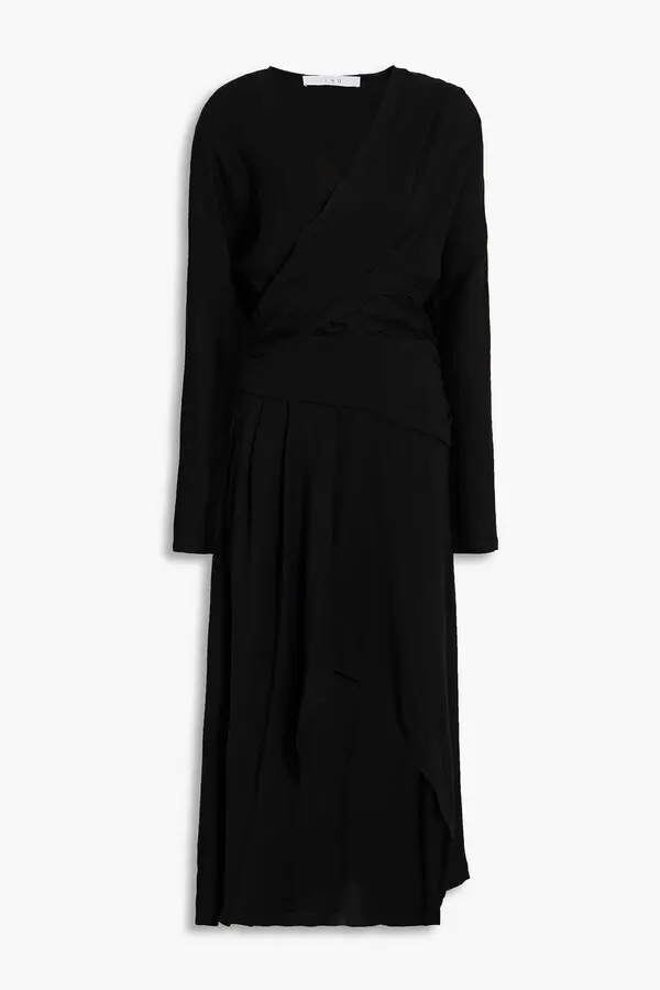 IRO PARIS Elmas Asymmetric Crepe Dress