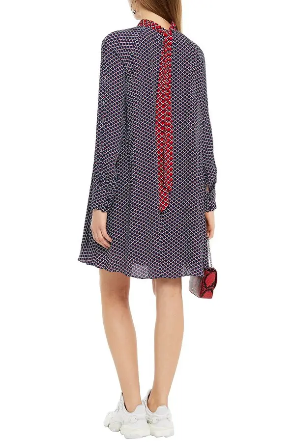 Kenzo Printed Georgette Dress