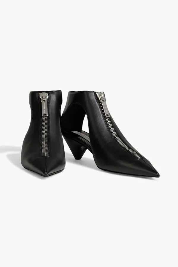 Stella McCartney Zipit Cutout Ankle Boots