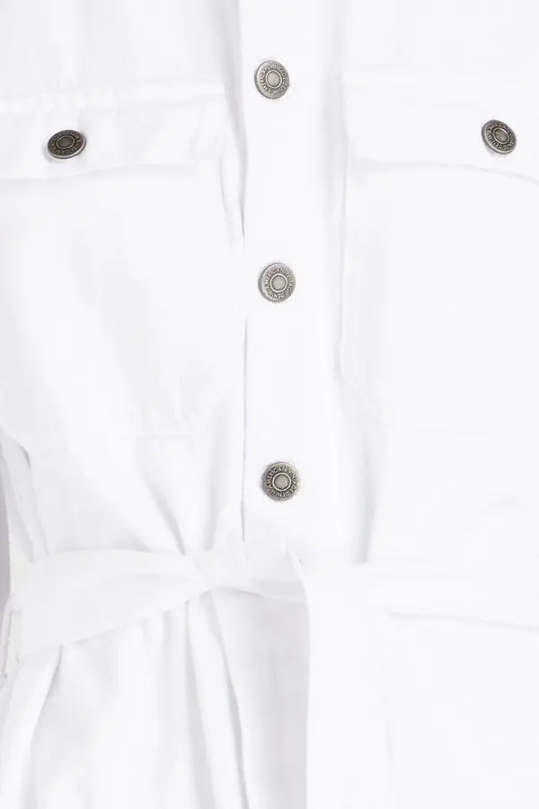 American Vintage Belted Denim Jumpsuit