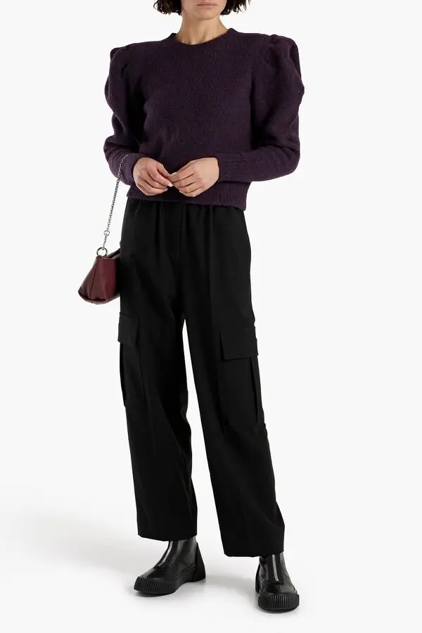 IRO PARIS Omahya Brushed Wool-blend Sweater