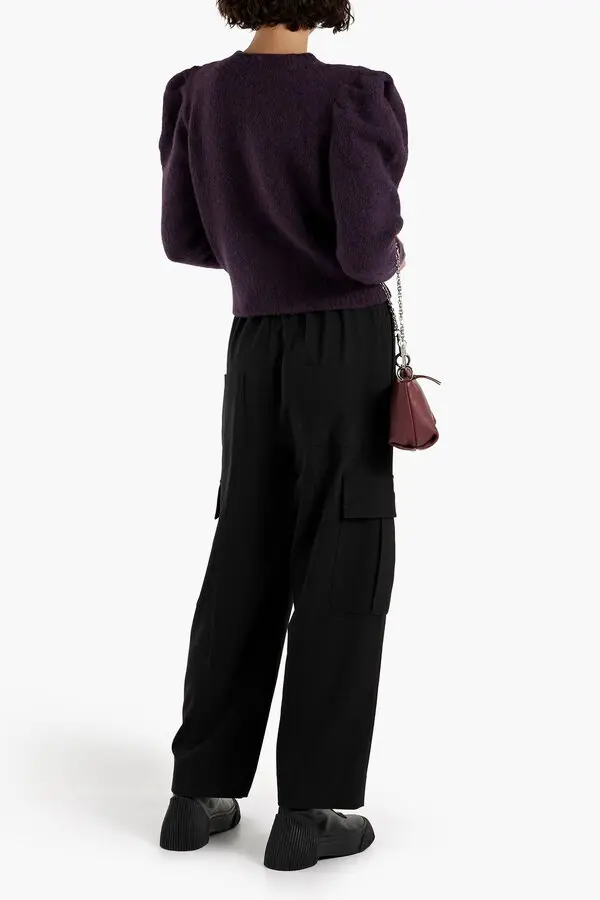 IRO PARIS Omahya Brushed Wool-blend Sweater