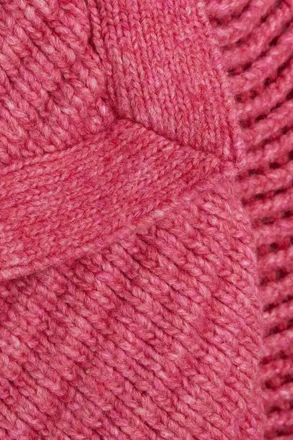 IRO PARIS Jalya Mélange Ribbed-knit Turtleneck Sweater