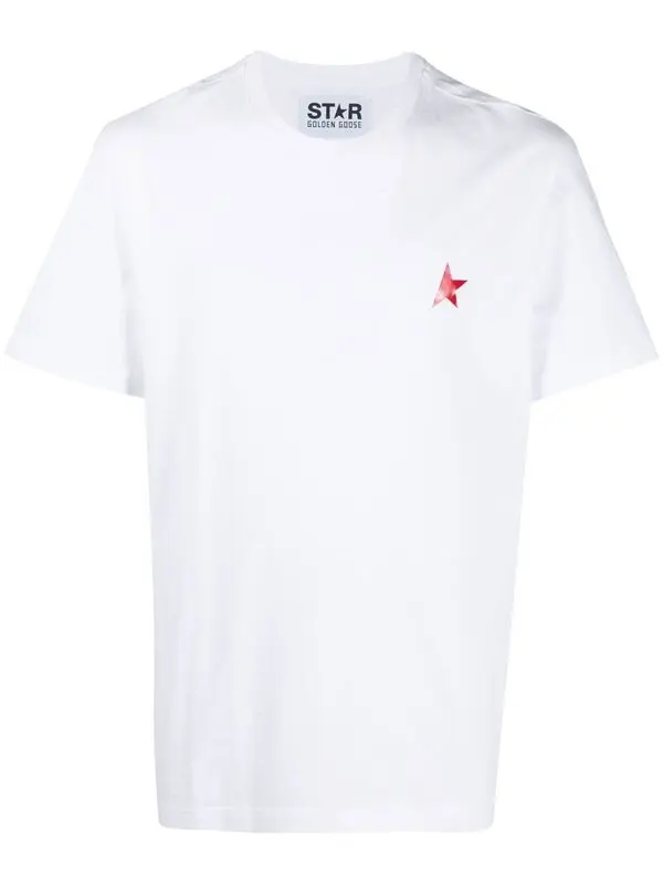 GOLDEN GOOSE Logo-print Short-sleeve T-shirt - White