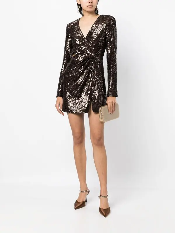 jonathan simkhai brown dress Jonathan Simkhai Adelle Draped Satin Maxi Shirt Dress in Brown