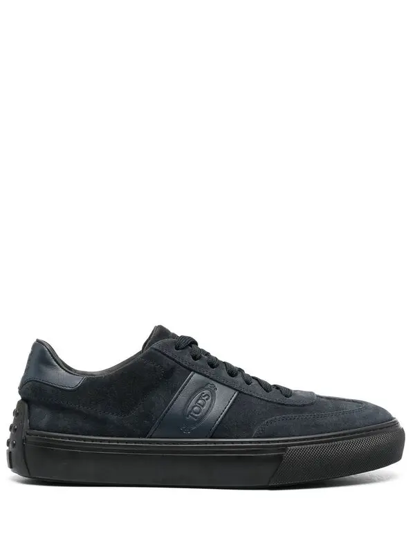TOD'S Logo-stamp Low-top Sneakers - Blue