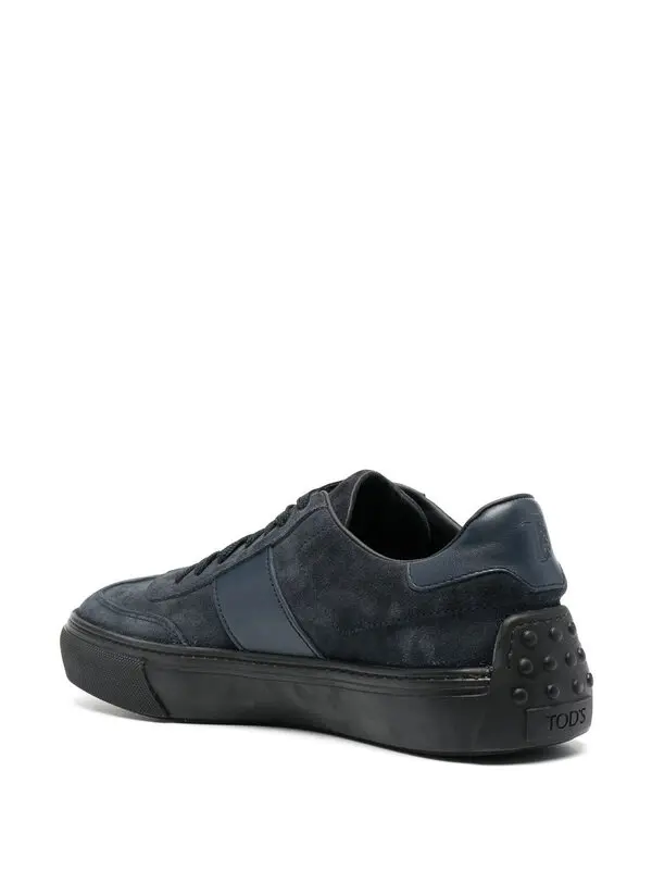TOD'S Logo-stamp Low-top Sneakers - Blue