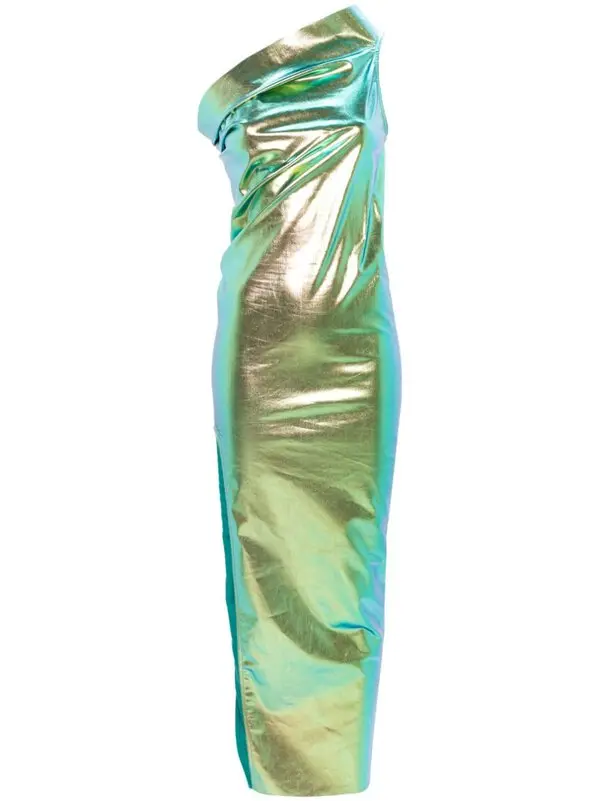 slim fit dress slacks Rick Owens Purple Oil-slick Bodice Gown– TC main image 0