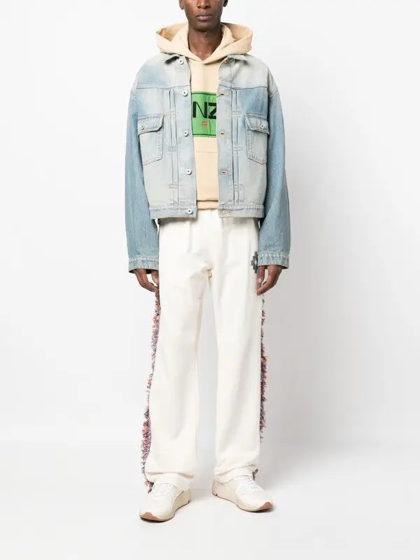 Kenzo Faded Denim Trucker Jacket