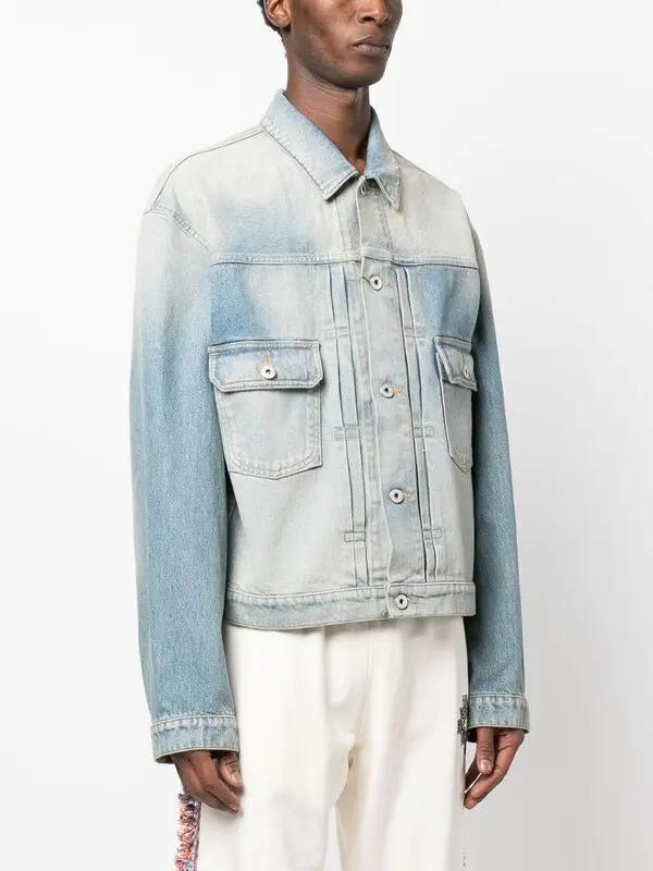 Kenzo Faded Denim Trucker Jacket