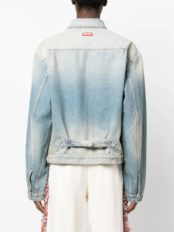 Kenzo Faded Denim Trucker Jacket