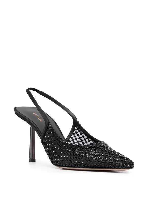 LE SILLA 100mm Gilda Slingback Pumps - Black