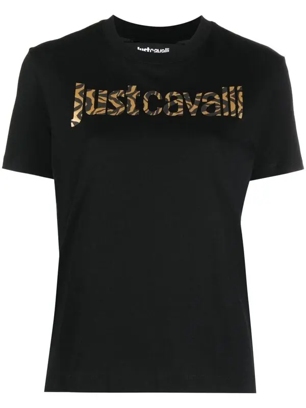 Just Cavalli Logo-print T-shirt - Blue