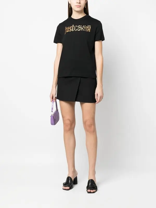 Just Cavalli Logo-print T-shirt - Blue