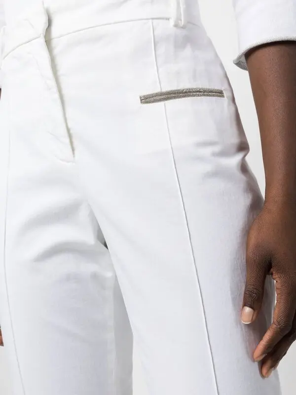 Fabiana Filippi Straight-leg Trousers - White