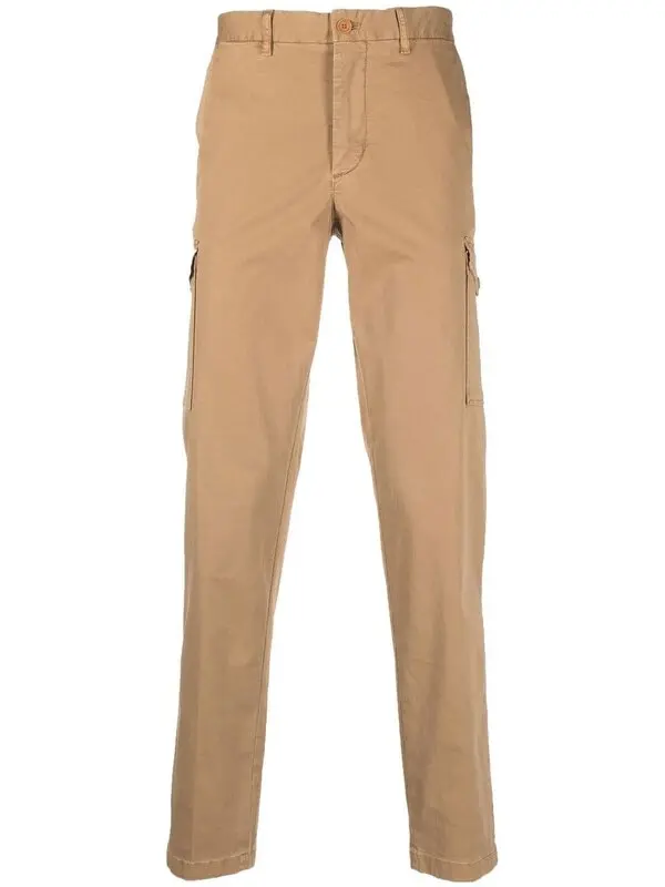 Tommy Hilfiger Straight-leg Pocket Trousers - Neutrals