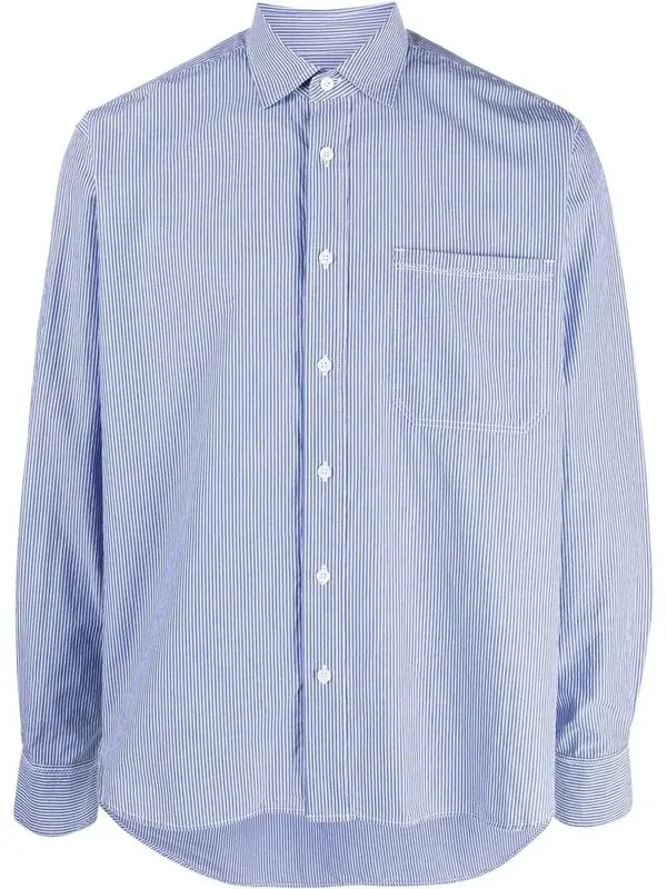Orlebar Brown Grasmoor Long-sleeve Striped Shirt