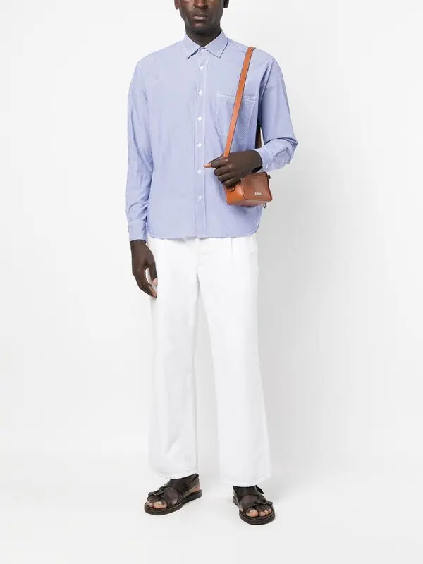 Orlebar Brown Grasmoor Long-sleeve Striped Shirt