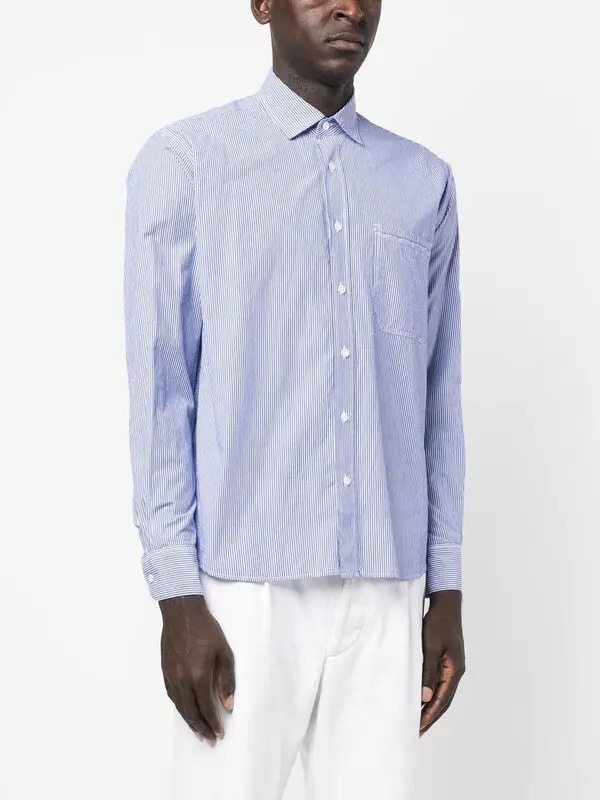 Orlebar Brown Grasmoor Long-sleeve Striped Shirt